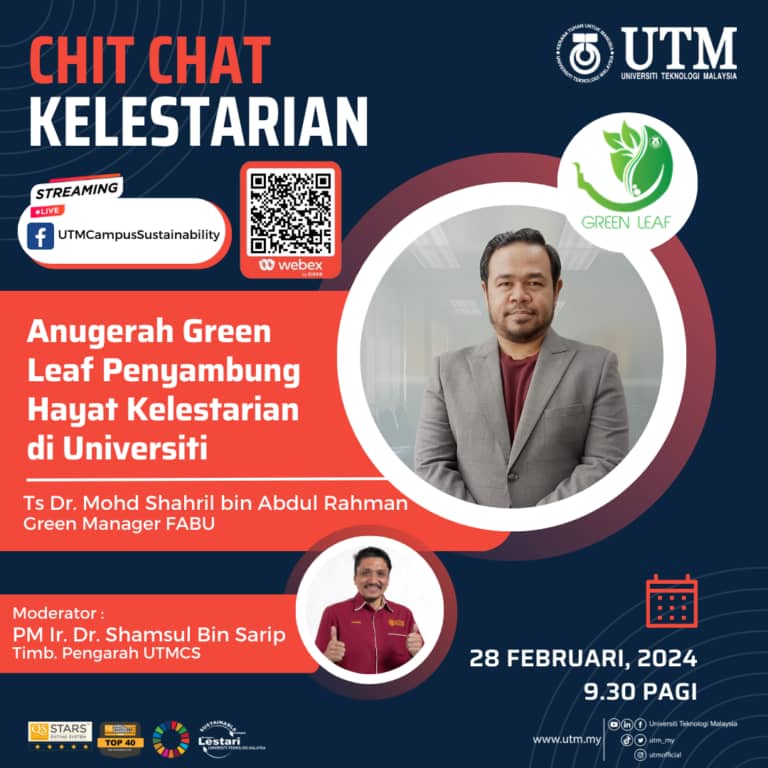 Chit Chat Kelestarian FABU 2024 | Faculty of Built Environment and ...
